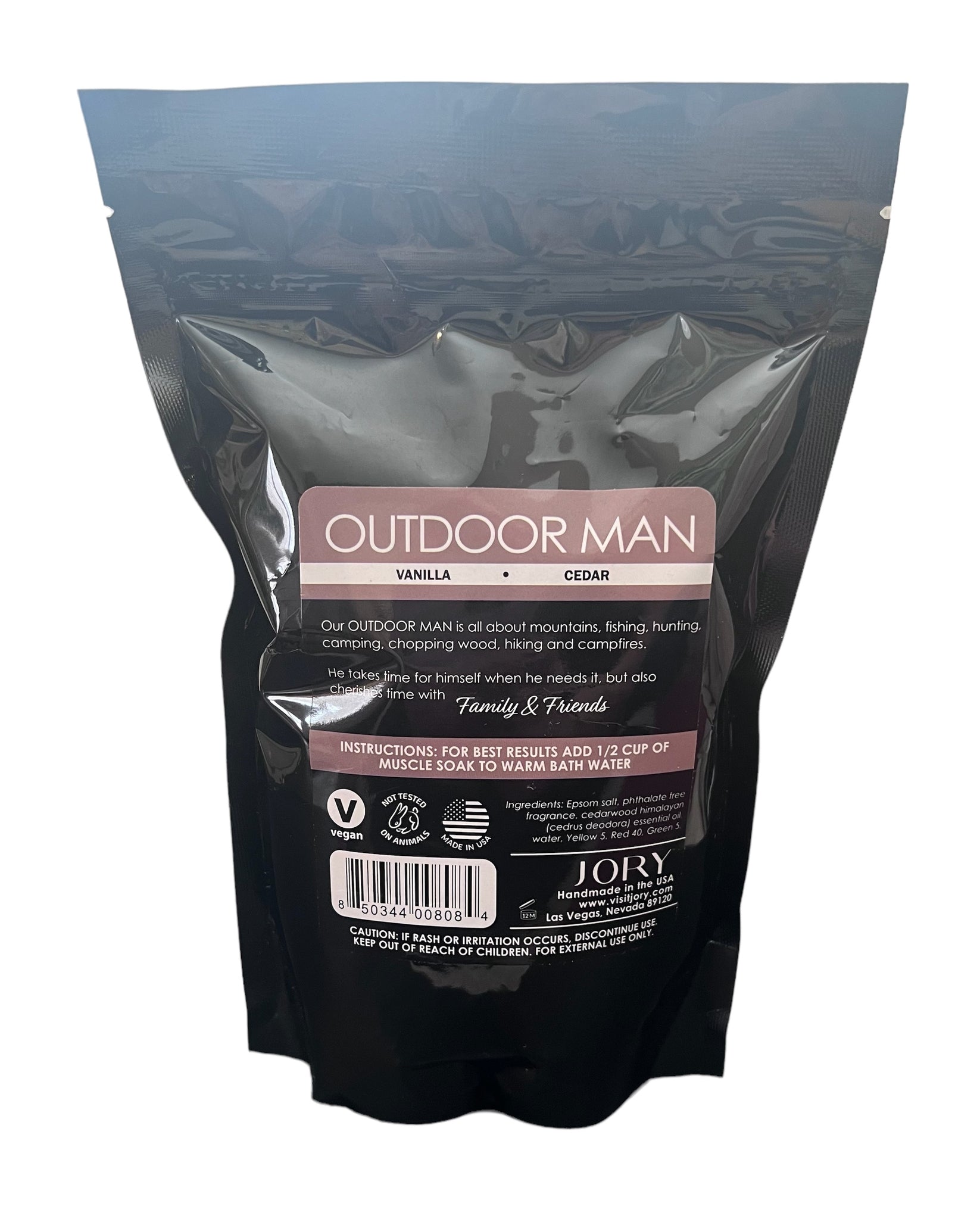 Essential Oil Men's Muscle Soak - Outdoor Man – Seasoned Earth, LLC